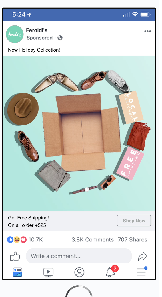 Increasing Facebook Ad Engagement with Animated GIF Ads | Metric PPC Blog