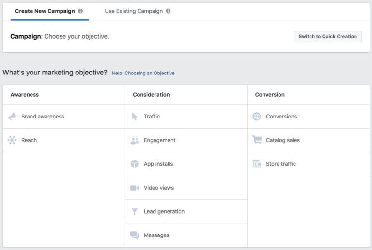 How to Choose Facebook and Instagram Ad Campaign Objectives | Metric ...